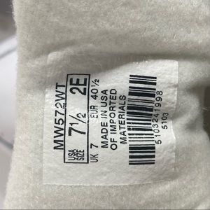 New Balance | Shoes | New Balance 572 Made In Usa White Walking Shoes ...